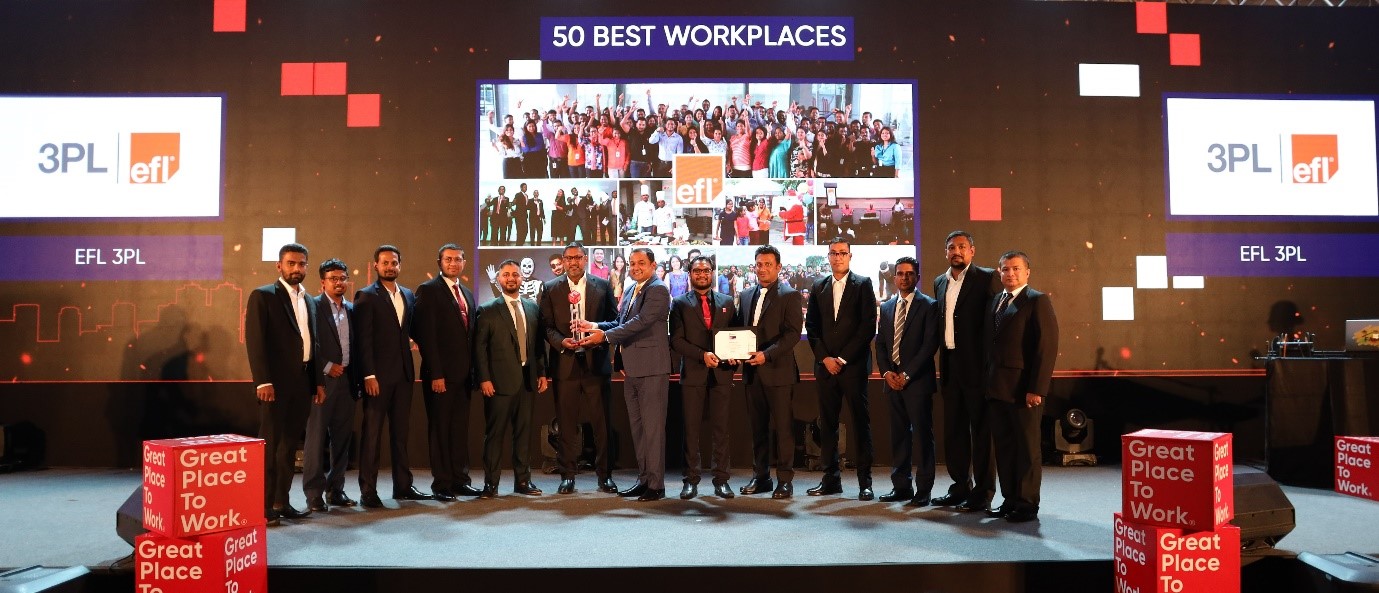EFL 3PL ranked 56th in the Best Workplaces in Asia 2022 - Buzzer