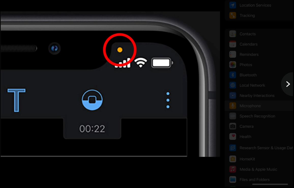Never ignore the Warning SIGN Circle on your iPhone - Buzzer