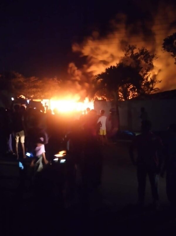A fire in the Industrial Zone of the Homagama area - Buzzer